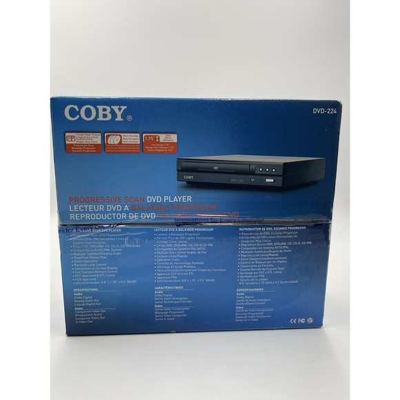Coby | Portable Audio & Video | New Coby Dvd224 Progressive Scan ...